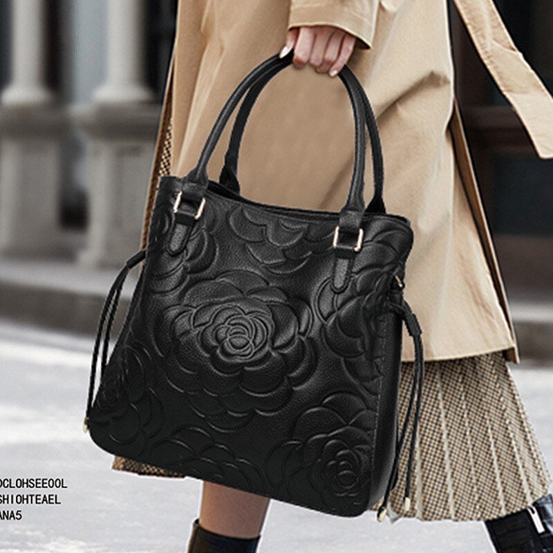 Soft Leather Shoulder Messenger Bags Luxury - Julie bags #- 0